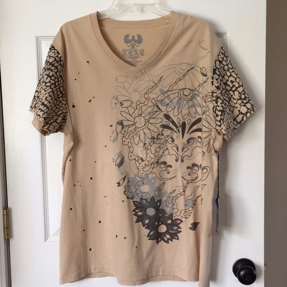 xray | Shirts | Mens Xray Very Soft Embellished Cotton Tshirt | Poshmark